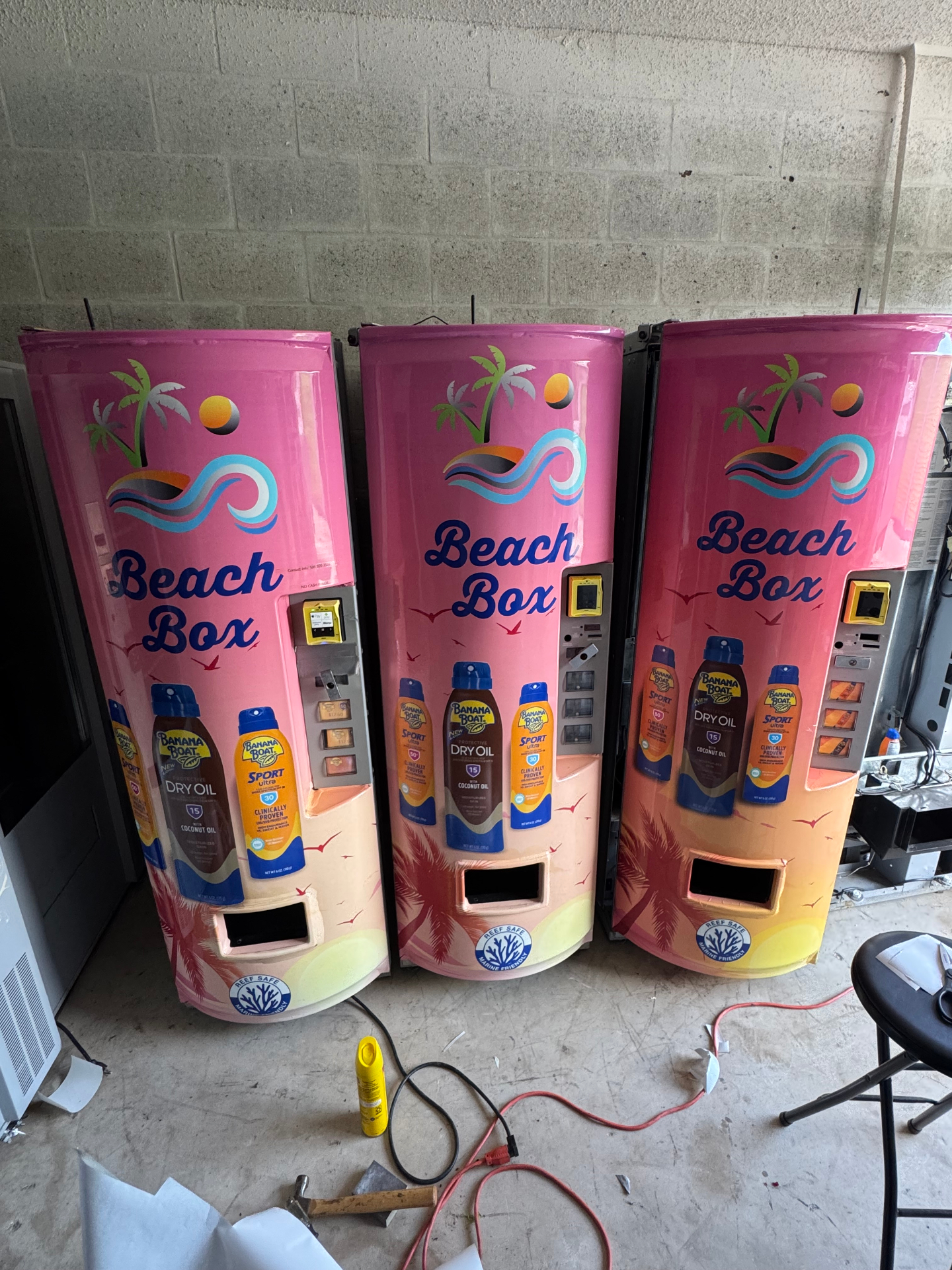 Sunscreen Vending Machines Florida | Beach Box